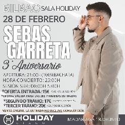 HOLIDAY - SEBAS GARRETA, 3º Aniversario